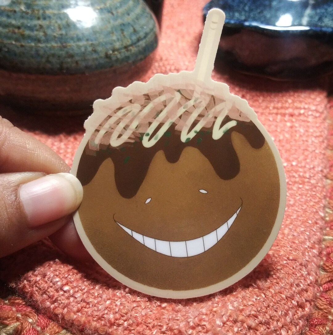 Korotakoyaki Vinyl Sticker | Weatherproof Anime Japanese Food Takoyaki ...