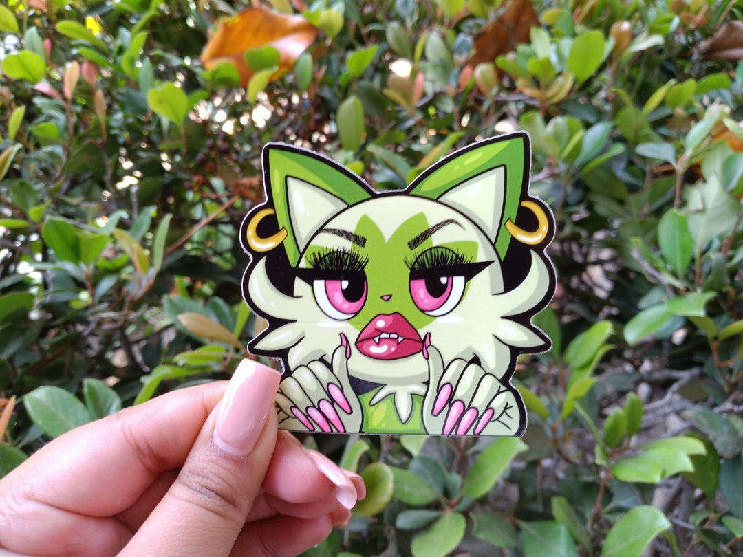 Baddiemon: Sprigatiyaas Weatherproof Vinyl Sticker Funny Parody Sassy ...