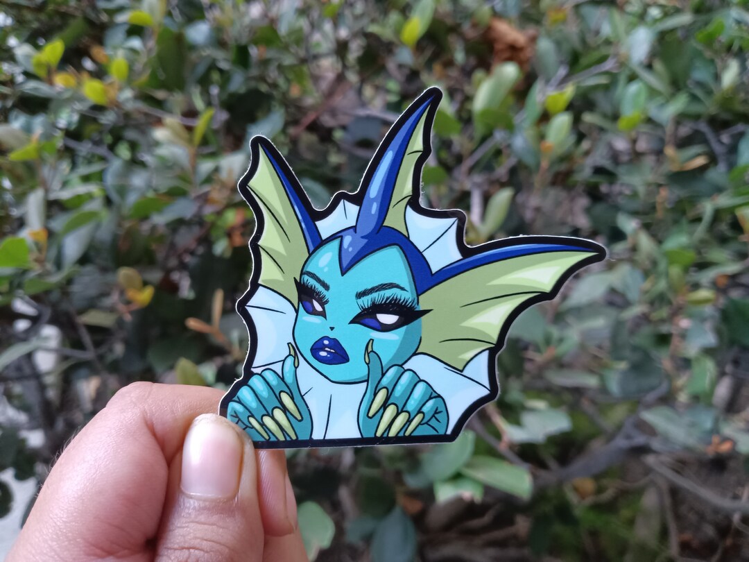 Baddiemon: Vahoreon Vinyl Weatherproof Sticker| Sassy Parody Anime ...