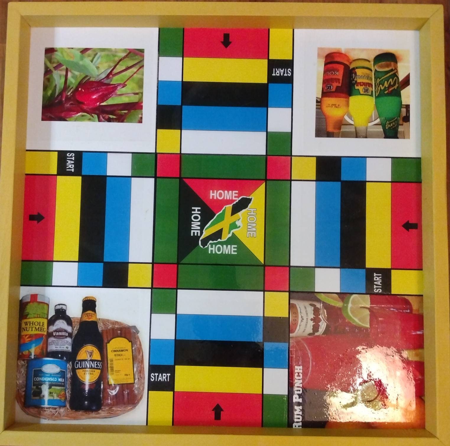 Jamaica Irie Ludi Board - Etsy