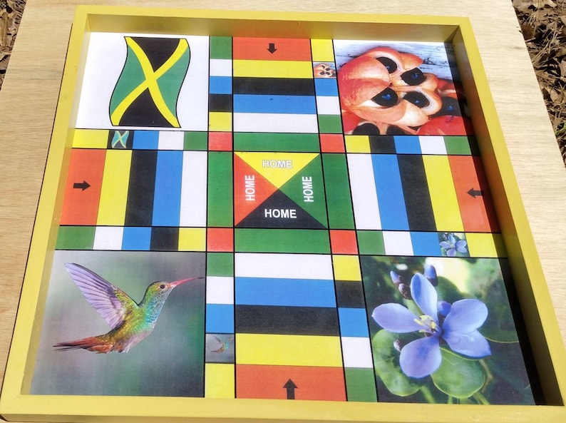 Classic Jamaican Ludi Board - Etsy
