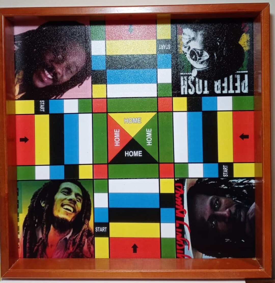 The Greatest Jamaicañ Musical Artist Ludi Board Made With Stained High ...