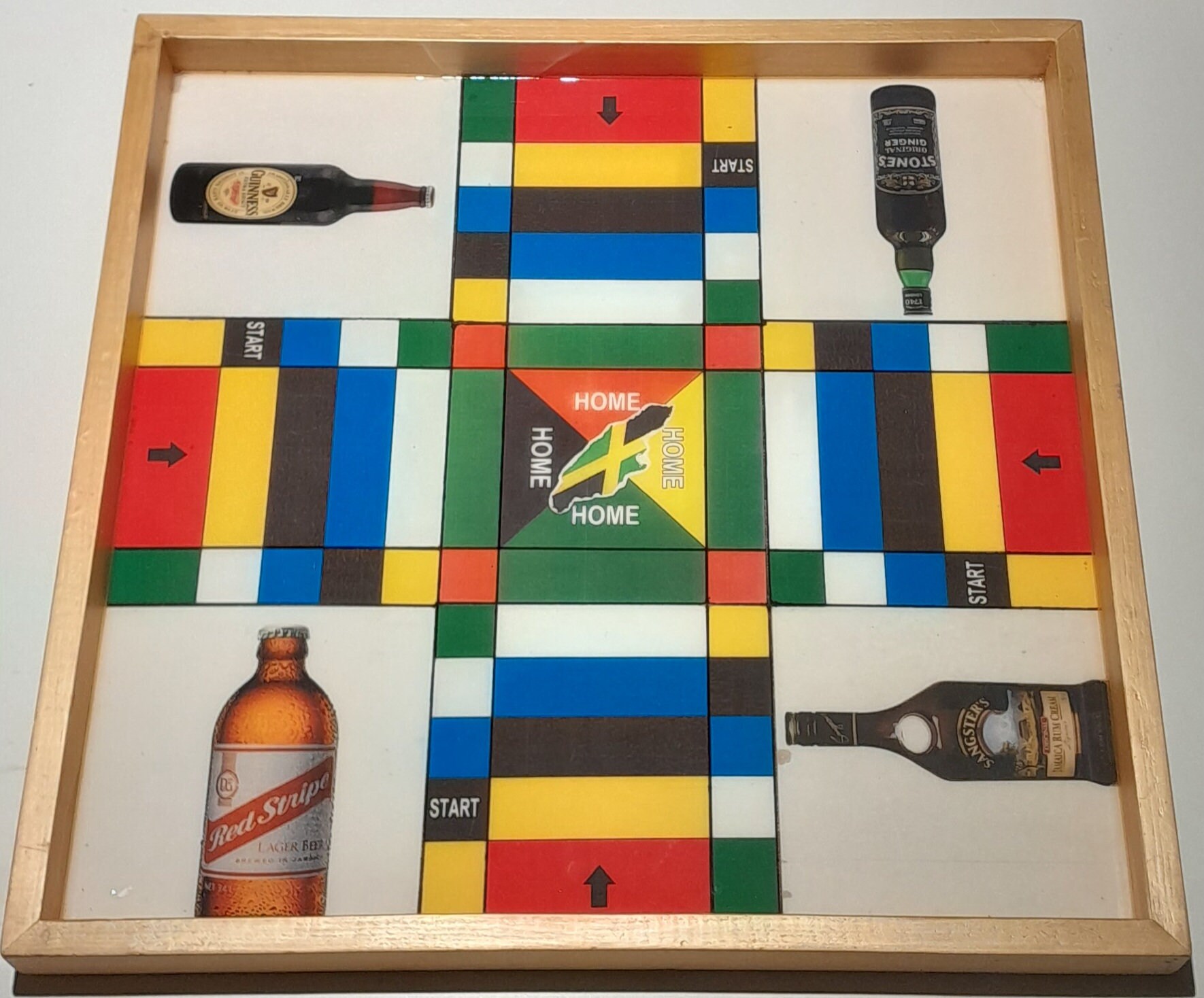 Jamaican Liquors Ludi Board, 24x24x2 - Etsy