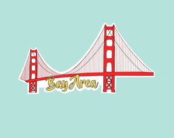 Bay Bridge Sticker - Etsy