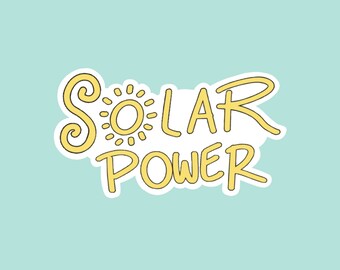 Solar Power Vinyl - Etsy