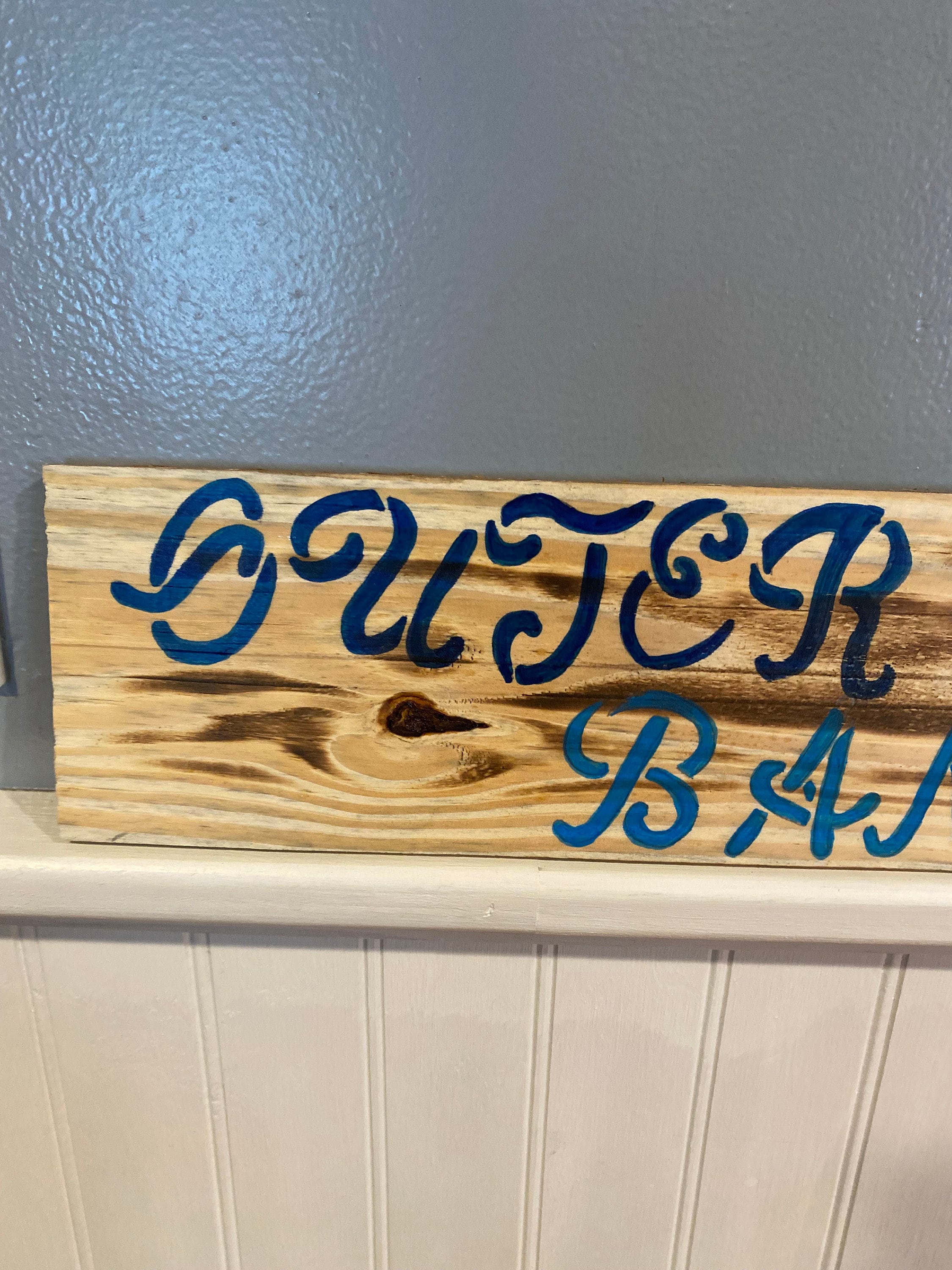 Wooden outer Banks Sign - Etsy