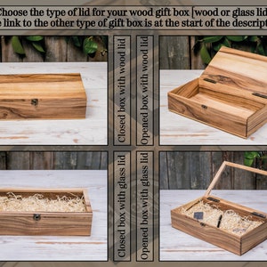Personalized Walnut Wooden Gift Box for Presents Box for Gifts With ...