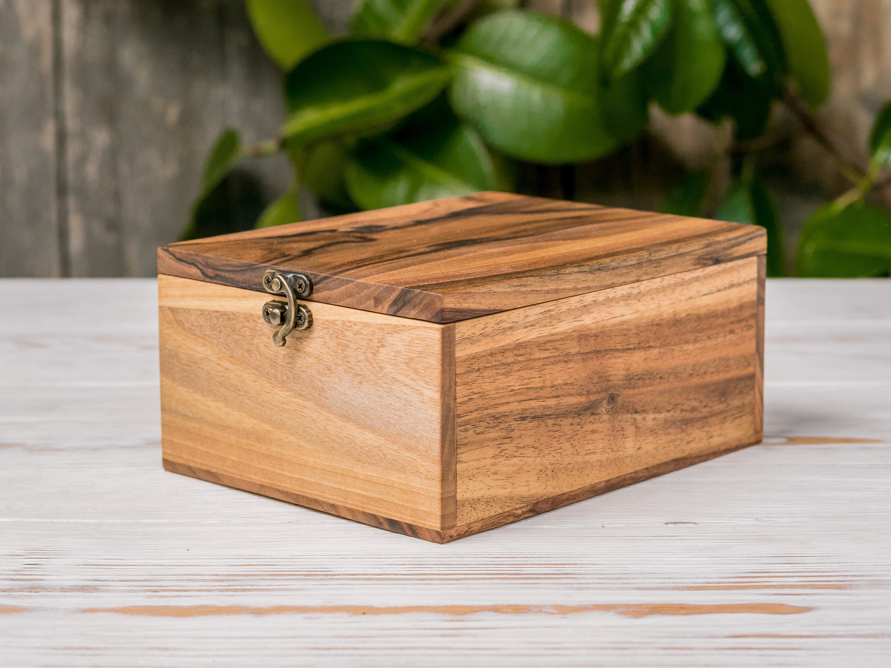 Personalized Walnut Wooden Gift Box for Presents Box for Gifts With ...