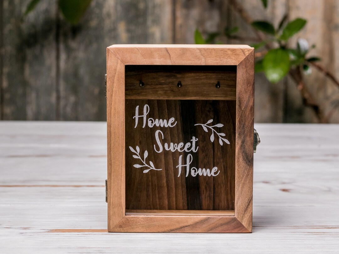 Wall Key Cabinet Hidden Key Holder Small Modern Key Holder - Etsy