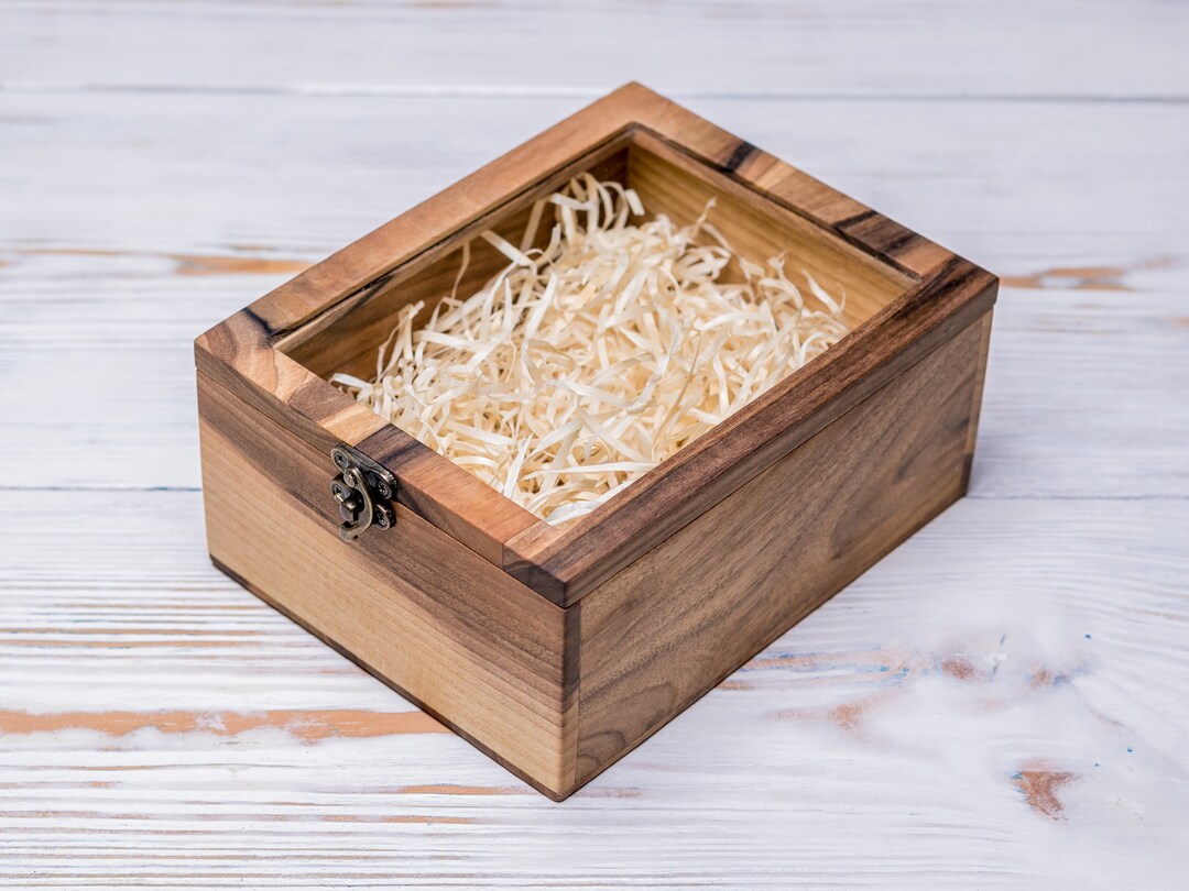 Walnut Wood Gift Box for Presents Personalized Box for Gifts With ...