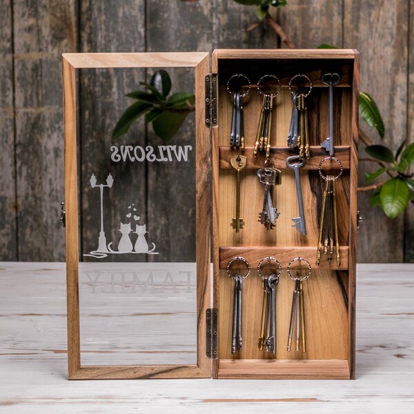 Wood Box With Key - Etsy