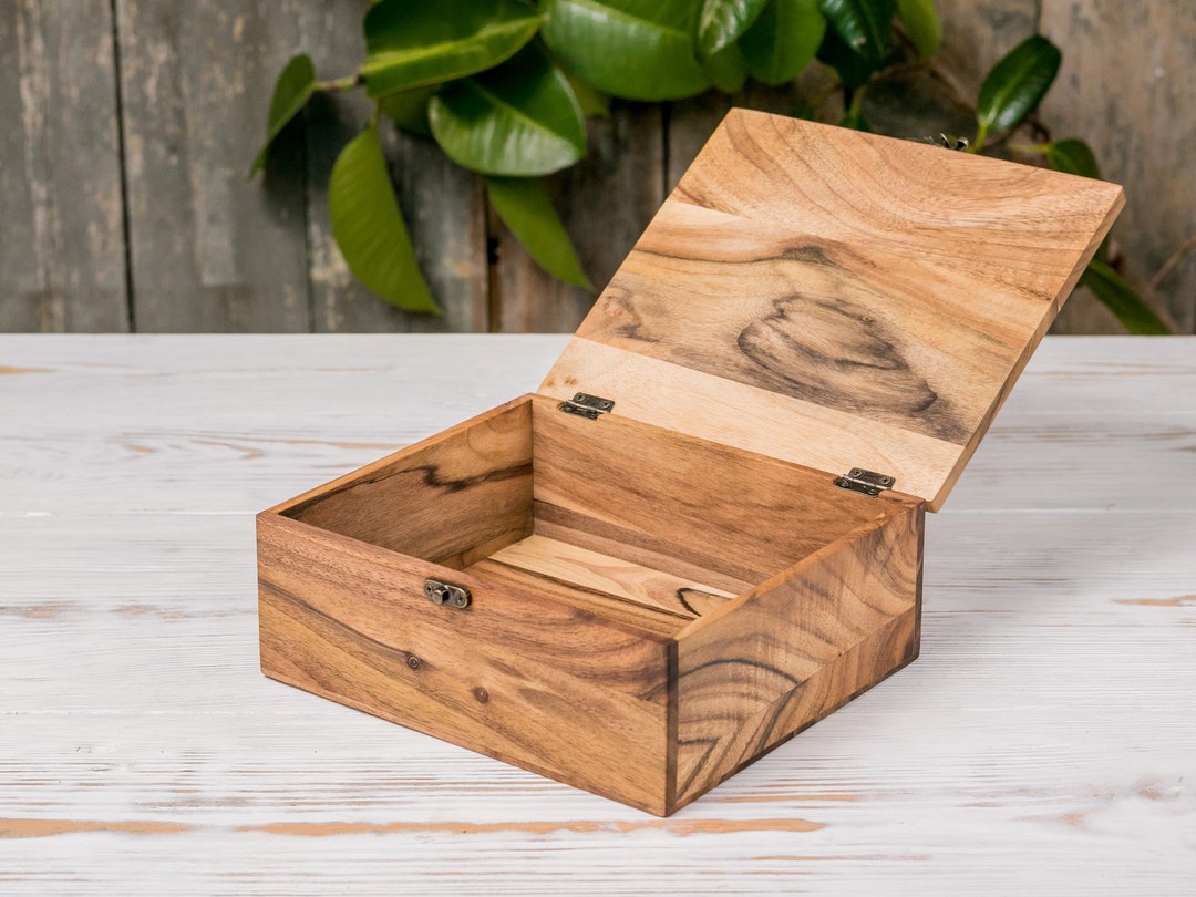 Personalized Walnut Wooden Gift Box for Presents Box for Gifts With ...