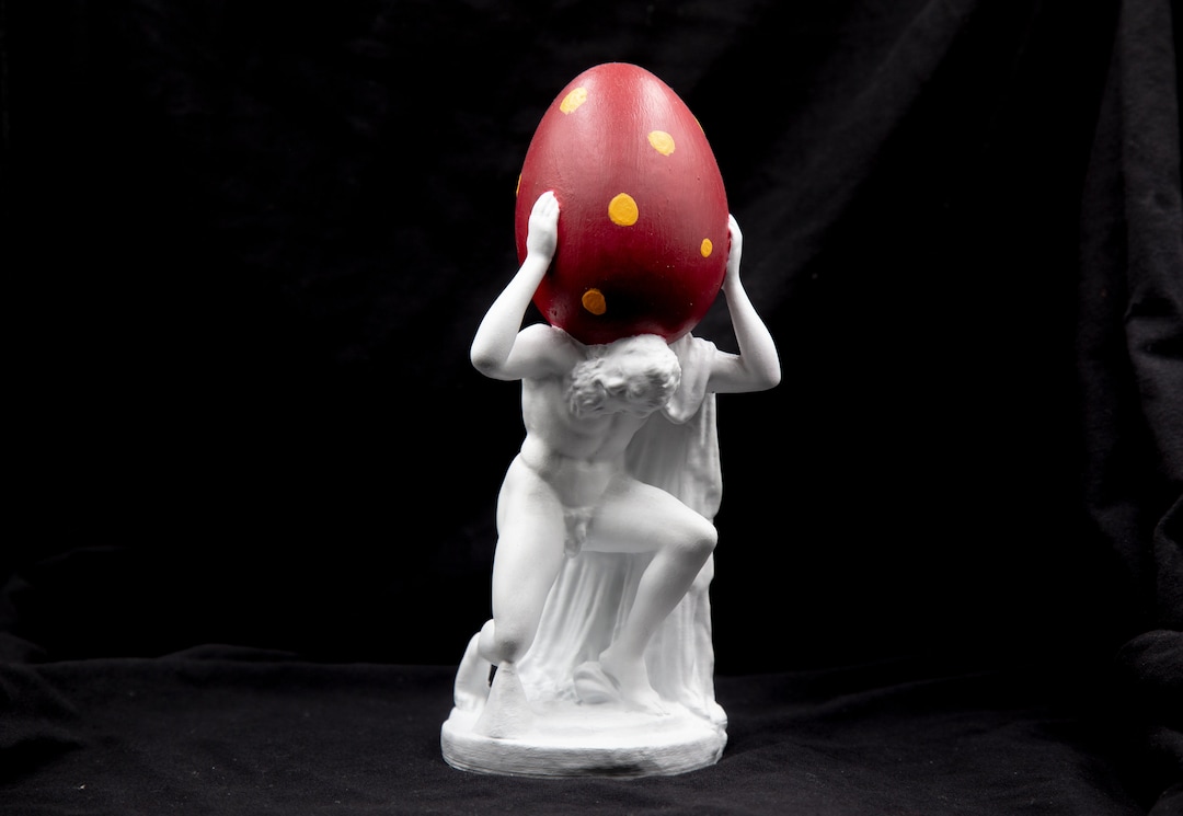 7.5" Funny Easter Egg Statue - Etsy