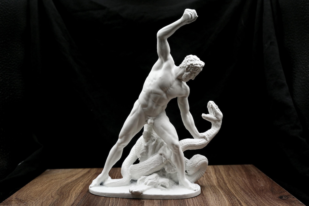 Hercules Vs Achelous Snake Statue: High Detail Resin Print - Etsy