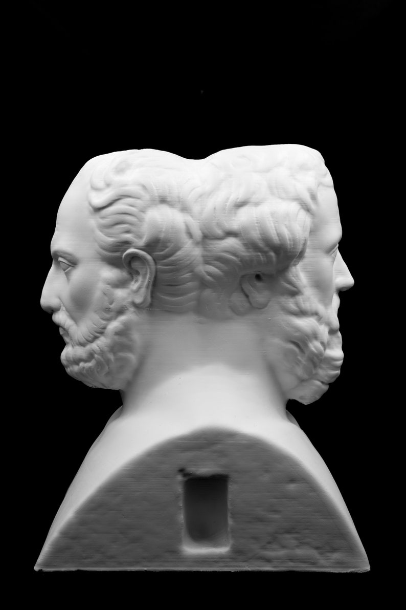 Herodotus and Thucydides Double Herm Bust |2nd Century AD Roman Replica ...