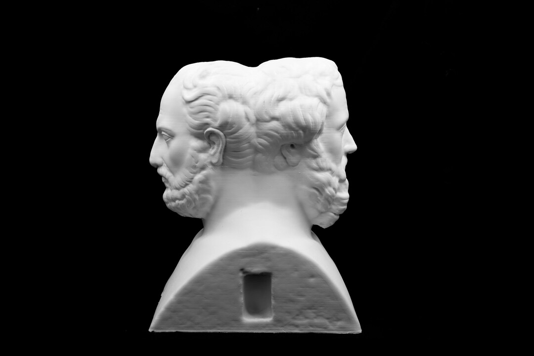 Herodotus and Thucydides Double Herm Bust |2nd Century AD Roman Replica ...