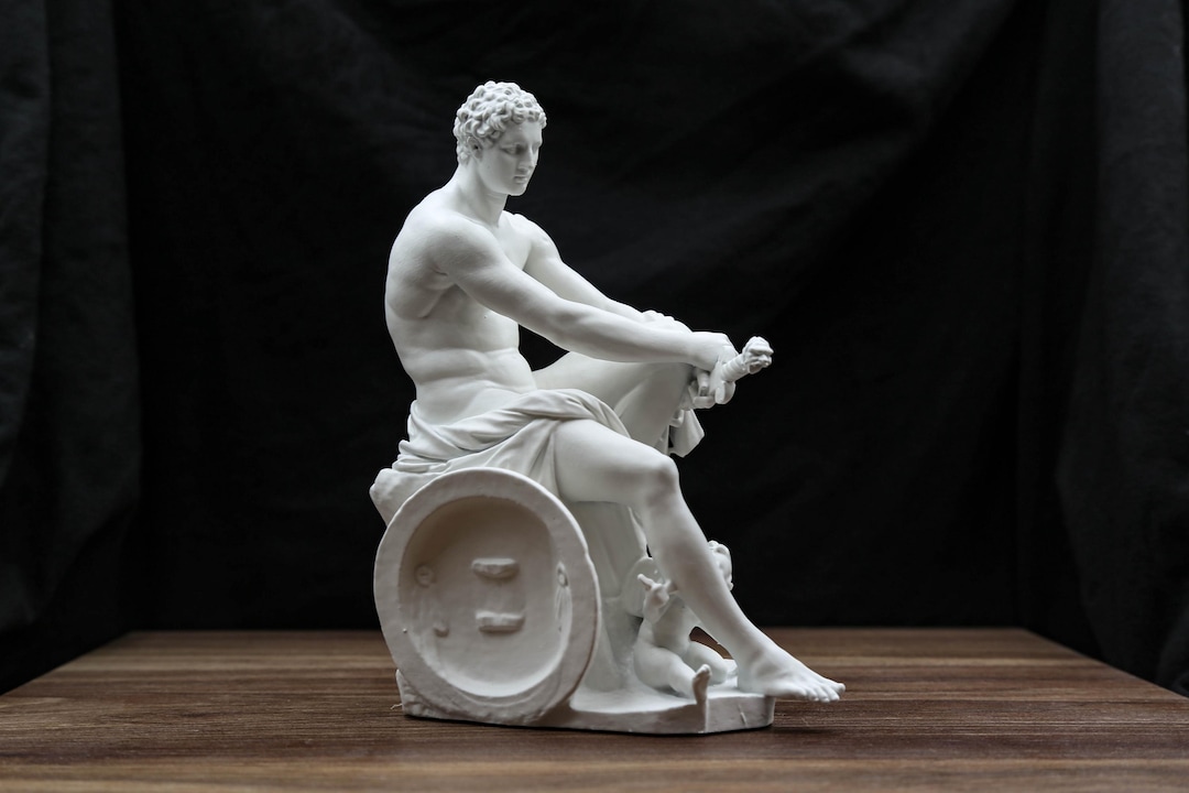 Ludovisi Ares Mars Statue With Cupid Eros | Classical Art | Size Option ...
