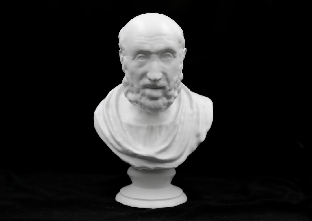Hippocrates Bust - Father of Medicine - Greek Physician Statue Replica ...