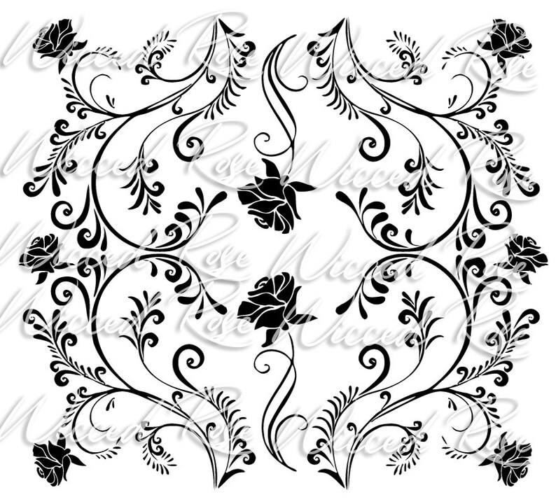 Rose Tooled Leather SVG - Etsy