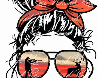 Hunting Life Messy Bun ~ Bear - Etsy