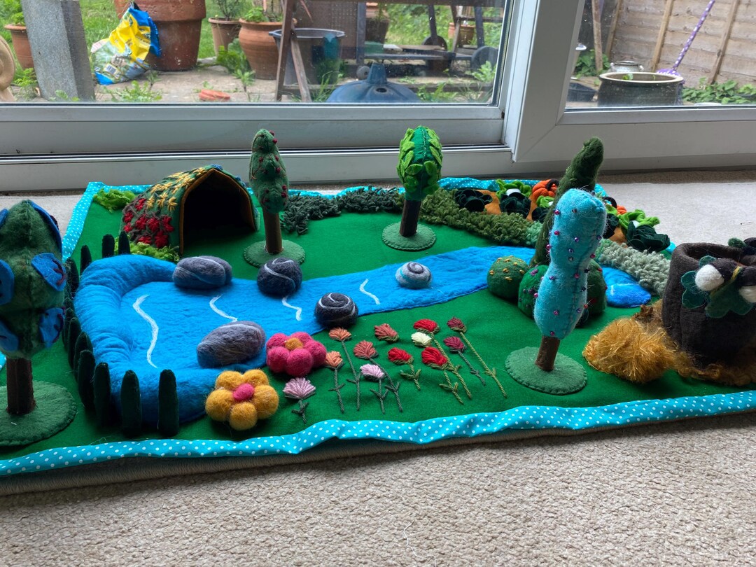 Garden of Eden Play Scape With Forest Trees - Etsy
