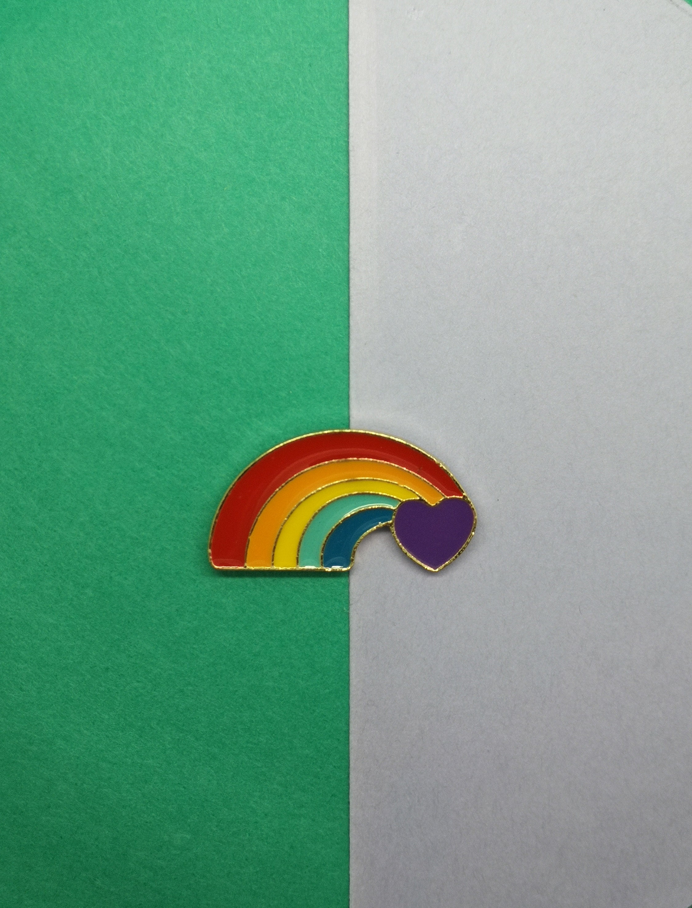 LGBTQ Enamel Pins Pride Pins LOVE Pins Rainbow Pins NHS Pins Colourful ...