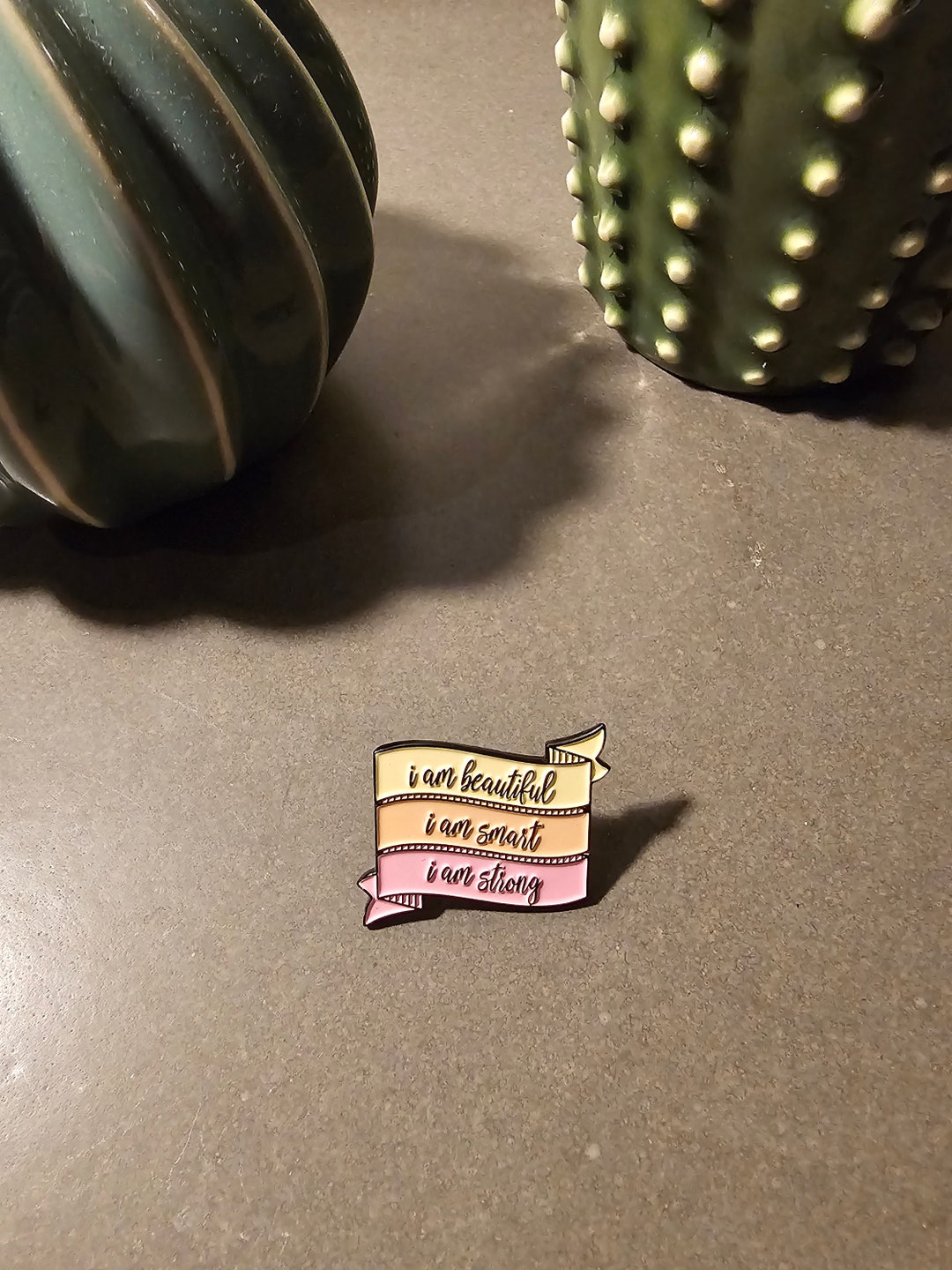 Kindness Enamel Pin | I'm Beautiful ~ Smart ~ Strong Pin ...