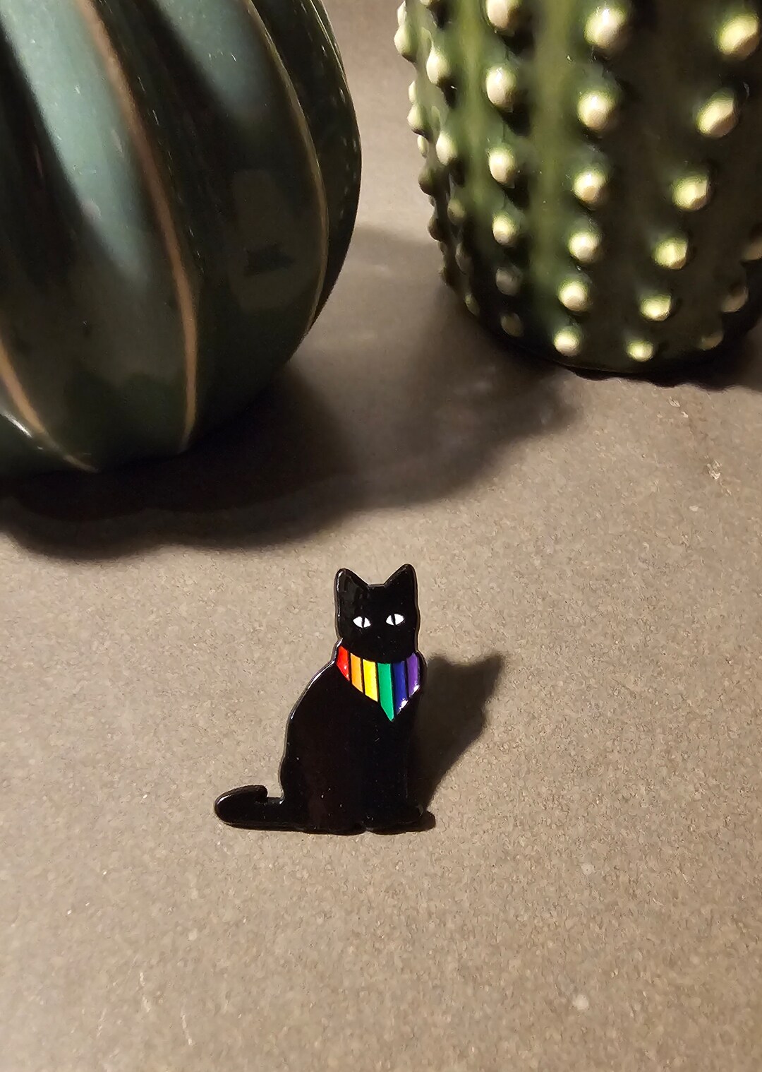 Rainbow Animal Pins | Black Cat Pins | LGBTQ+ Enamel Pins | Pride Pins ...