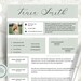 Green CV Resume Template CV Template Modern - Etsy