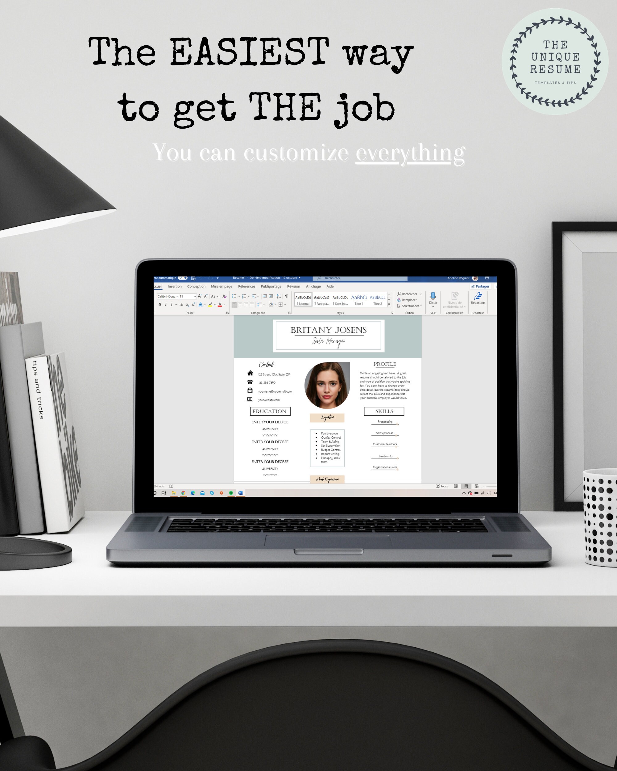 Green CV Template for Marketing Assistant Green Modern and Creative ...