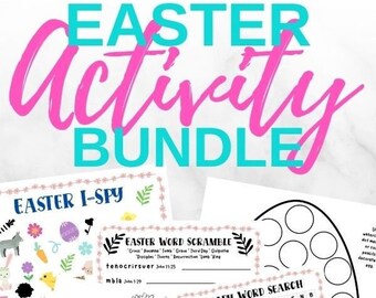 Easter Activity Printable Sheets Religious, Christian, Bible Based - Etsy
