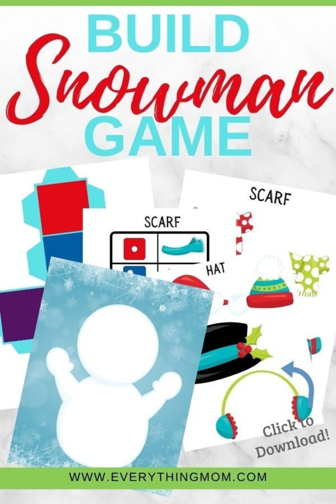 Build a Snowman Game , Kids Games, Kids Activities, Fun Activities ...