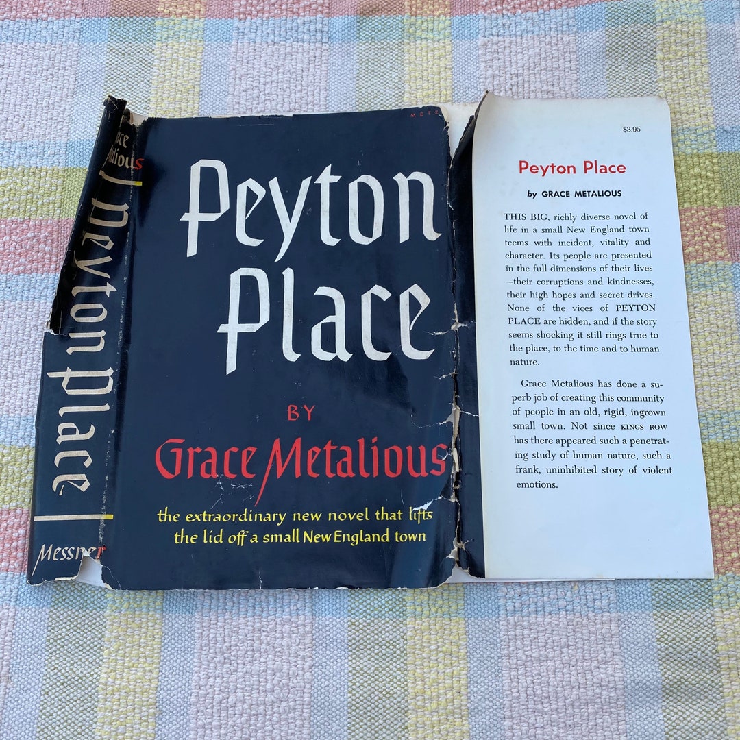 Peyton Place by Grace Metalious 1956 Vintage Book Soap Opera Character ...