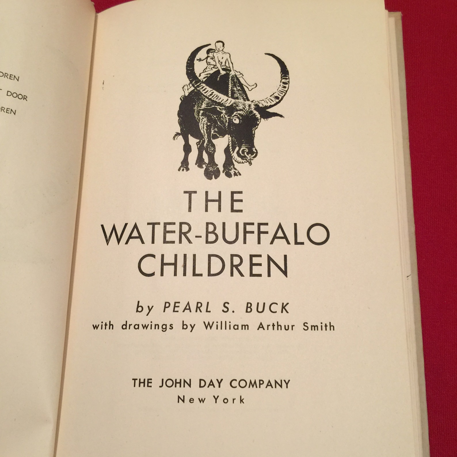 The Water-buffalo Children by Pearl S. Buck 1943 Vintage Book - Etsy