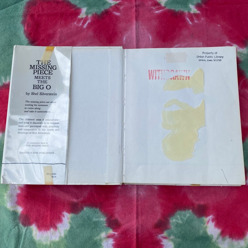 The Missing Piece Meets the Big O by Shel Silverstein 1981 First ...