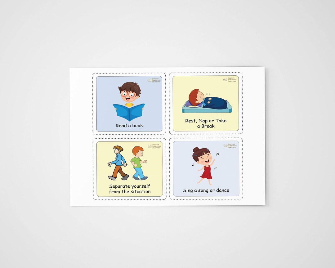 Calm Down Strategy Cards - Etsy Sweden