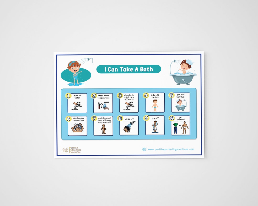 Bath Time | I Can Take A Bath - Etsy