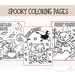 Halloween Farm Color and Cut Bundle | Printable Halloween Activities ...