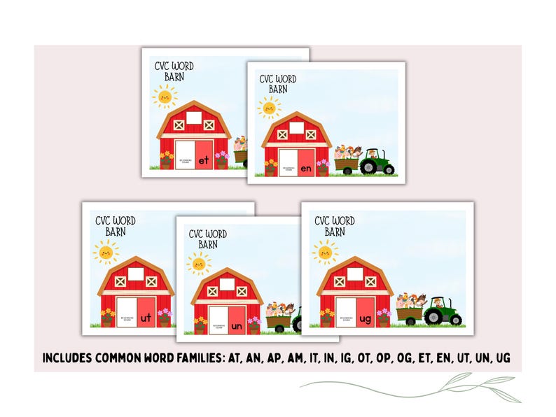 CVC Words Busy Book Printable – Phonics Worksheets for Toddlers ...