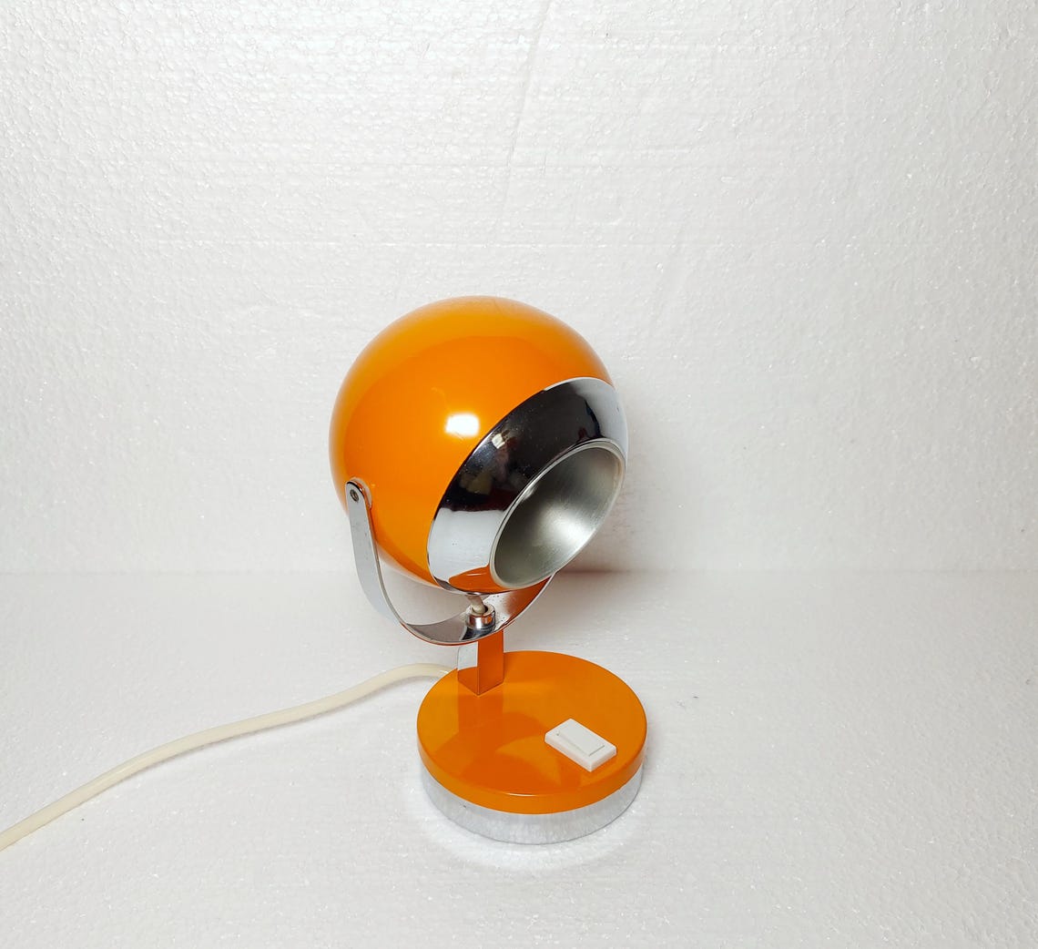 Vintage Eye Ball, Space Age Table Lamp, Yugoslavia 70s - Etsy