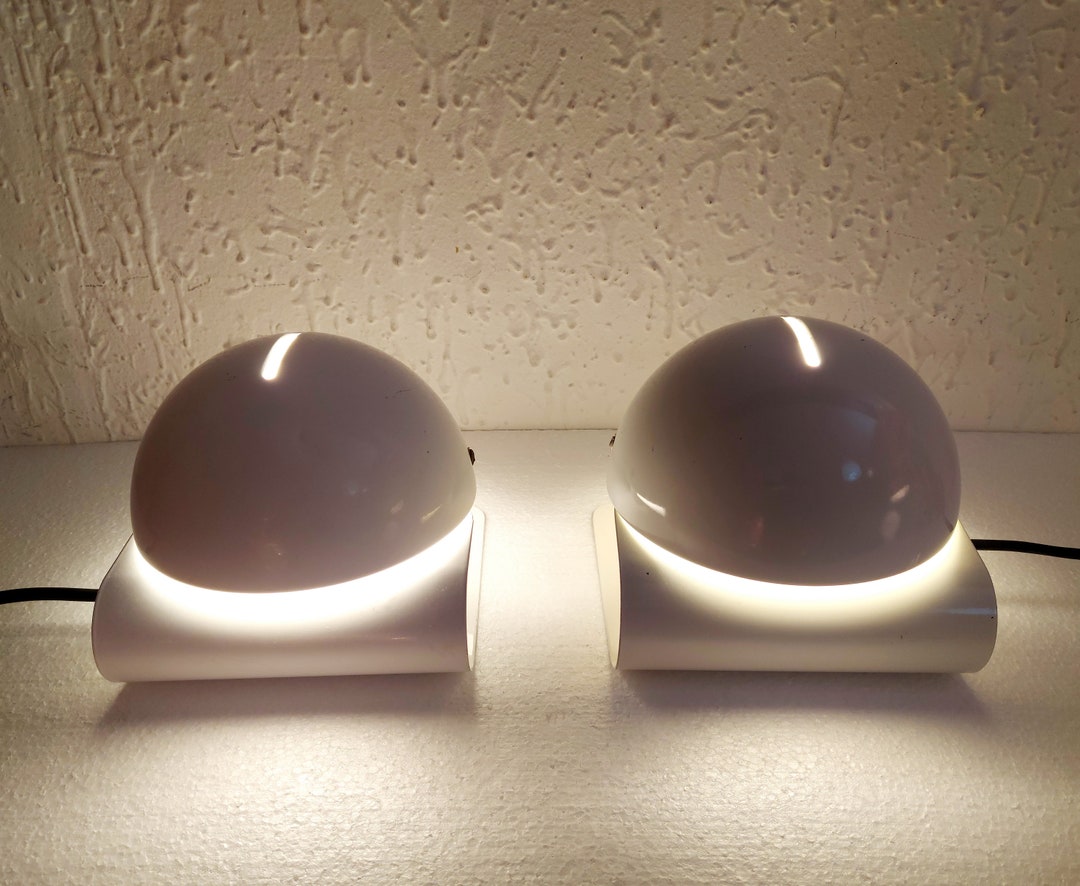 Set of 2 Meblo Guzzini Bugia Bedside Lamps Yugoslavia 70s - Etsy