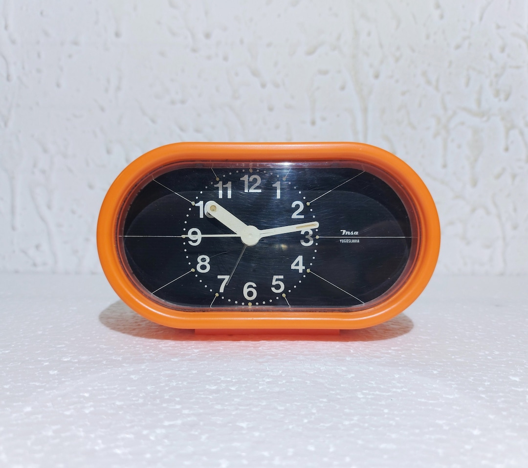 Vintage INSA Alarm Clock Space Age Design Made in - Etsy