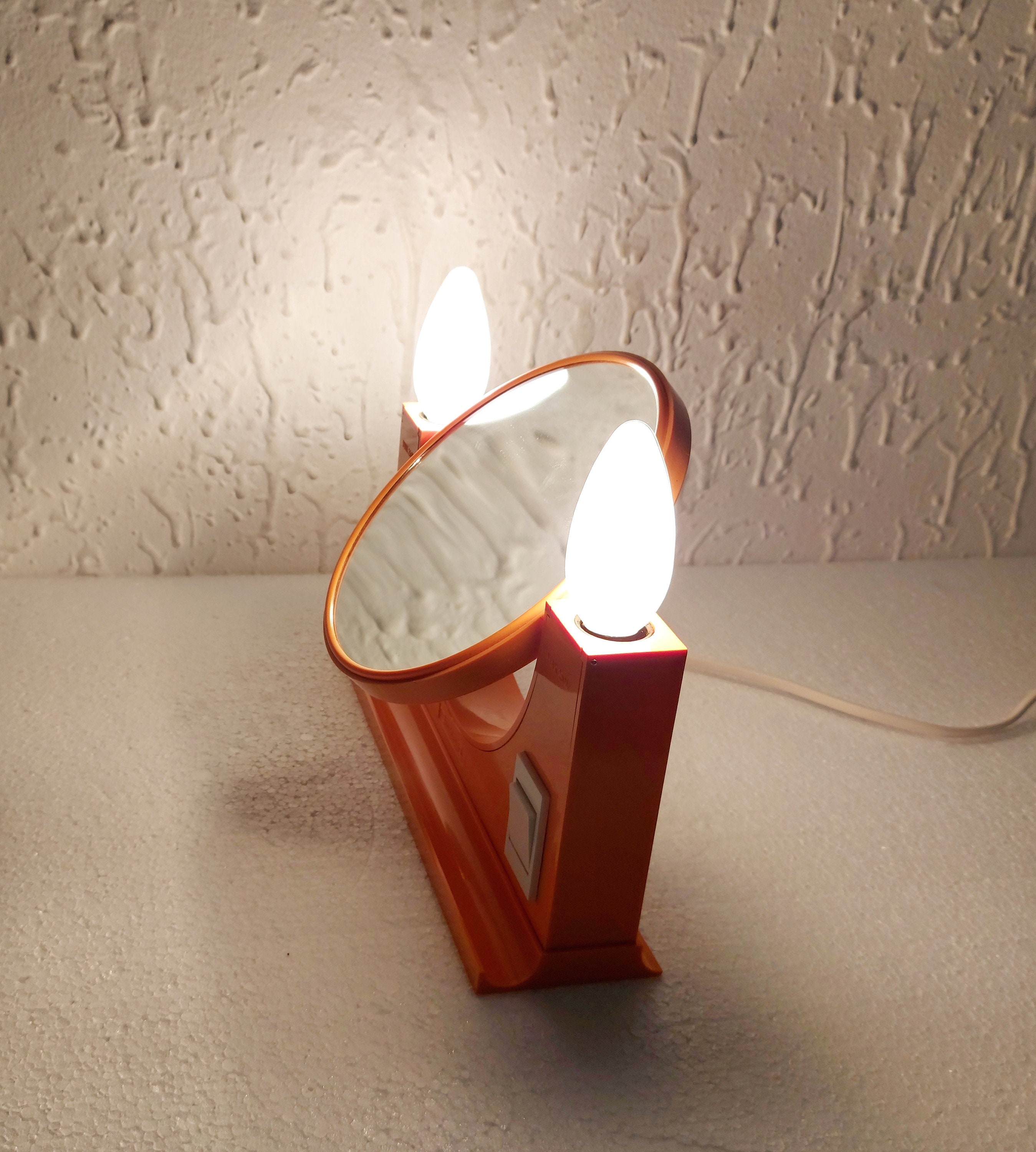 ELMA Space Age Make up Mirror Vintage Magnifying Mirror - Etsy