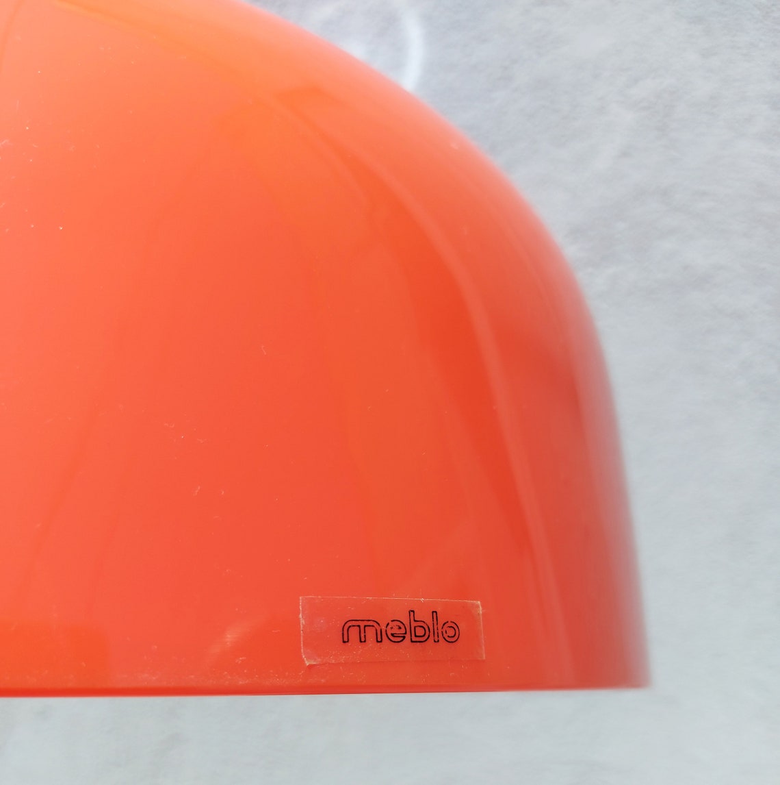 Meblo Guzzini Orange Medusa Table Lamp by Luigi Massoni 70s - Etsy