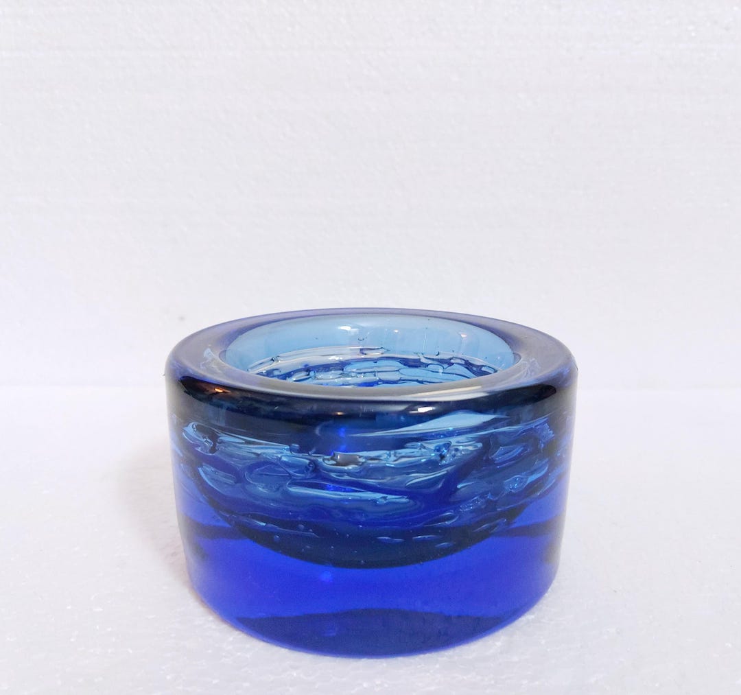 František Vízner Whirlpool Bowl, Czech Art Glass, Mid-century Modern ...