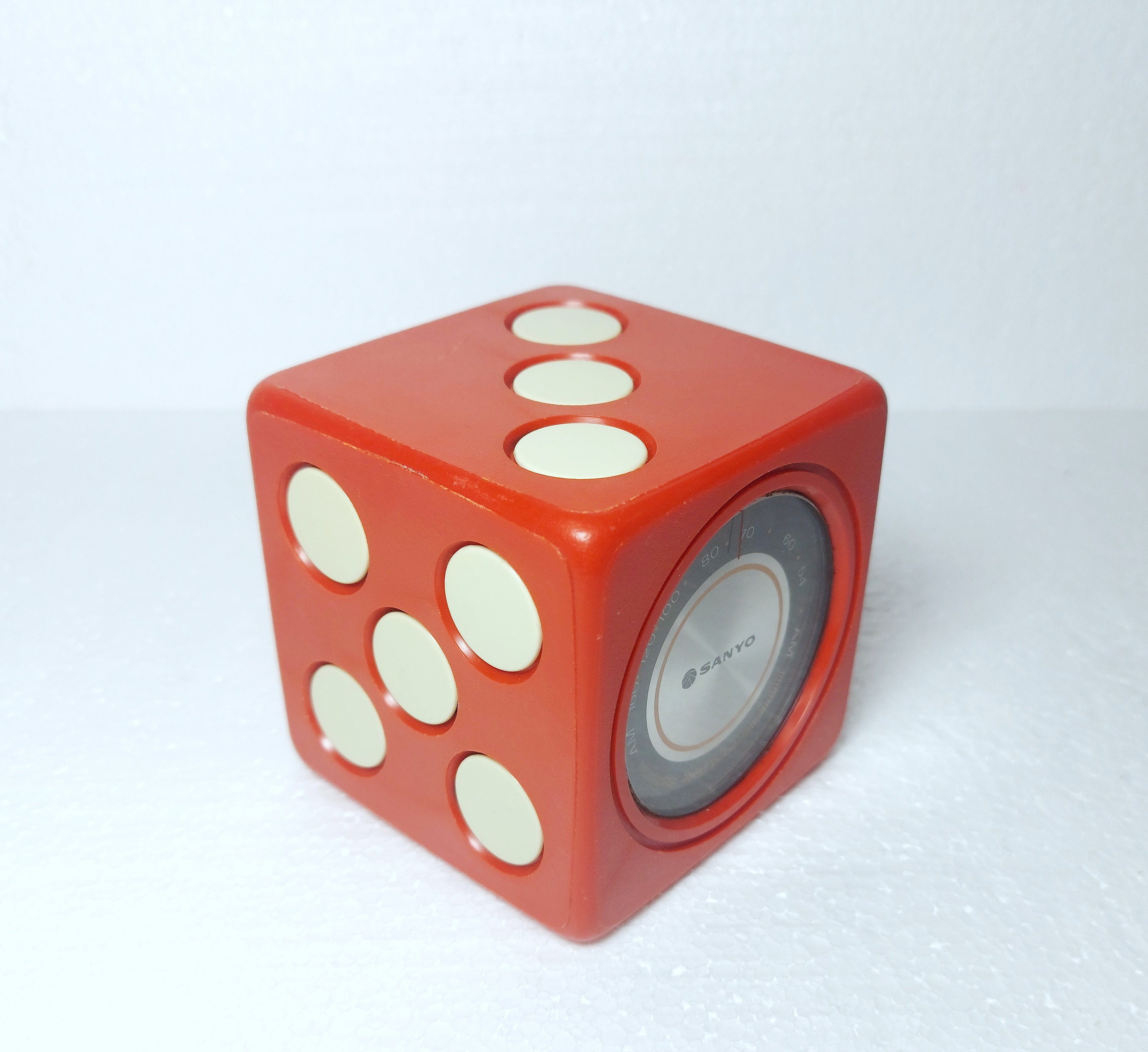 Sanyo Red Dice Cube AM Radio Model RP-1711 Japan 70s - Etsy