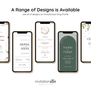 Digital Save the Date RSVP Mini Wedding Website - Photo Elegant Font ...