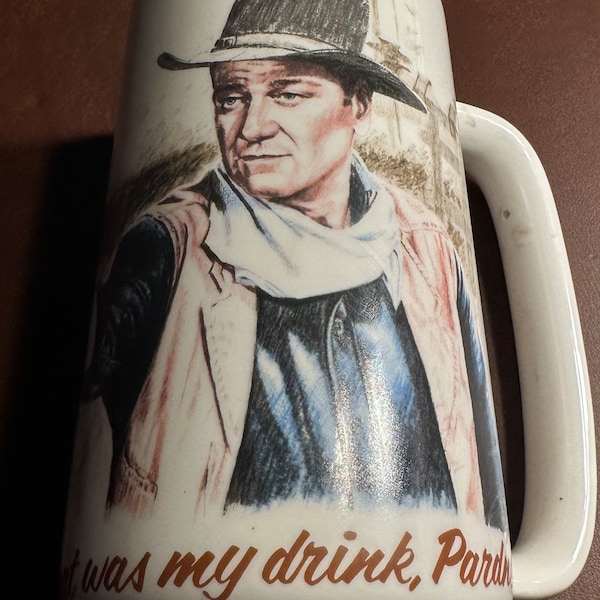 John Wayne Mug - Etsy