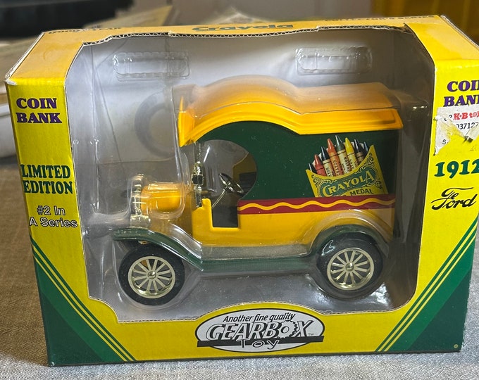 Crayola Crayons Gearbox Toy Coin Bank - Etsy