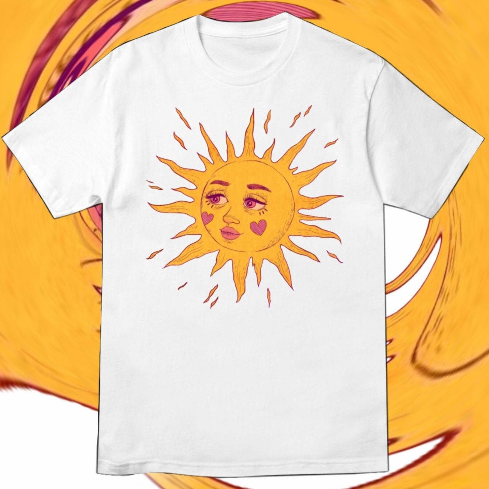 Sun Kissed Graphic Tee | Celestial Festival Y2k Boho Sunshine Oversized ...